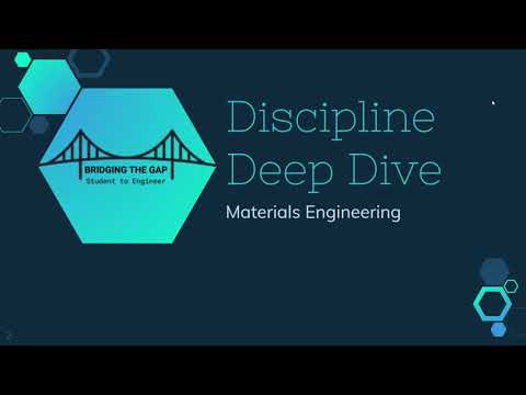 Discipline Deep Dive into Materials Engineering