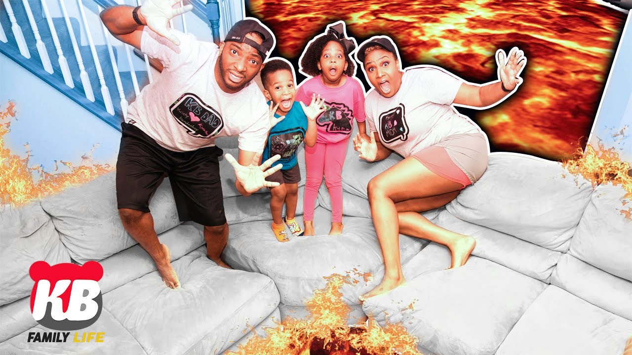 Is the Floor Really Lava | KB Family Life Vlogs - YouTube