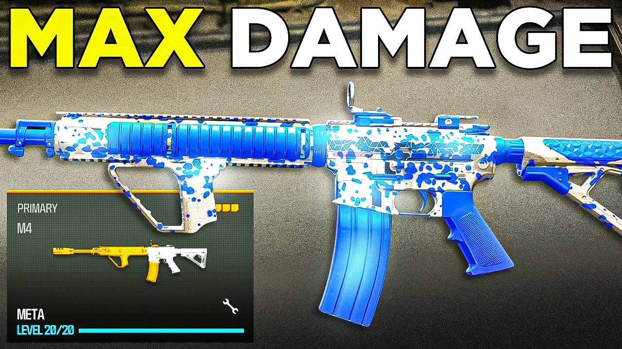 *NEW* MAX DAMAGE M4 CLASS in WARZONE 😍 (Best M4 Class Setup) - YouTube