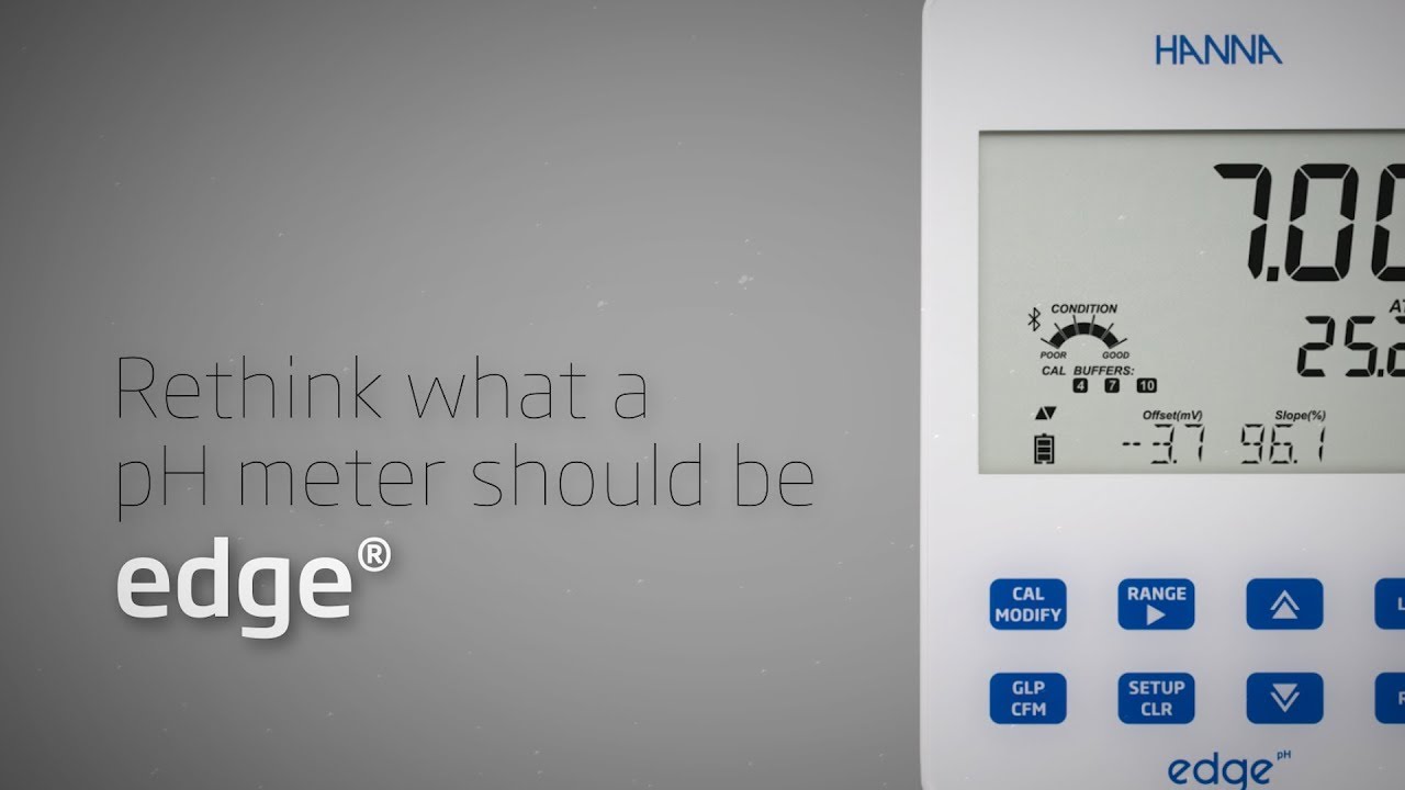 edge® Digital pH Meter - Rethink What A pH Meter Should Be - YouTube
