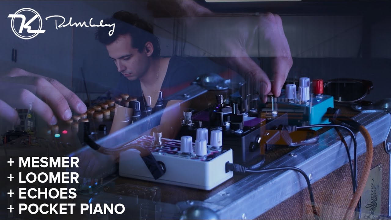 Keeley Electronics: Mesmer + Loomer + Echoes + Pocket Piano - YouTube