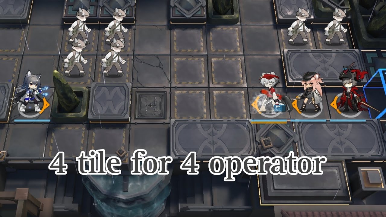 Just Need 4 Tile for 4 Operator - YouTube