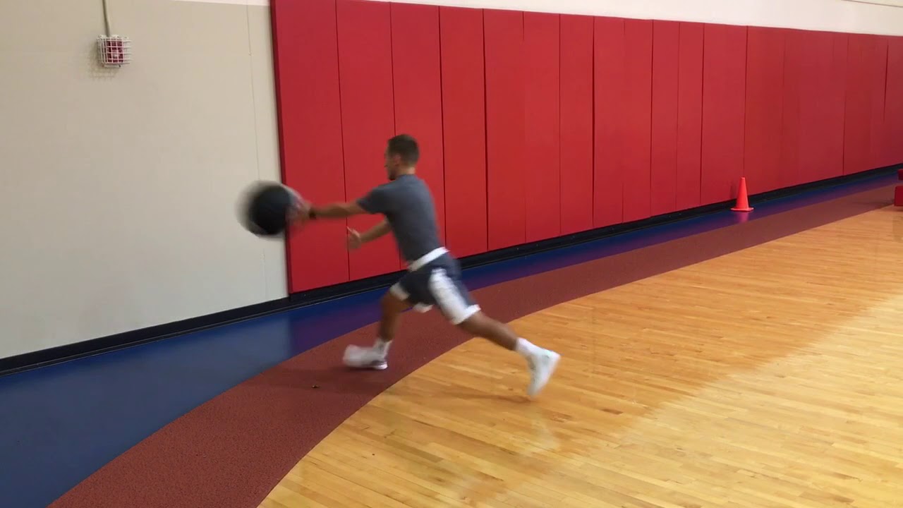 Single Leg Lateral MedBall Toss (countermovement) - YouTube