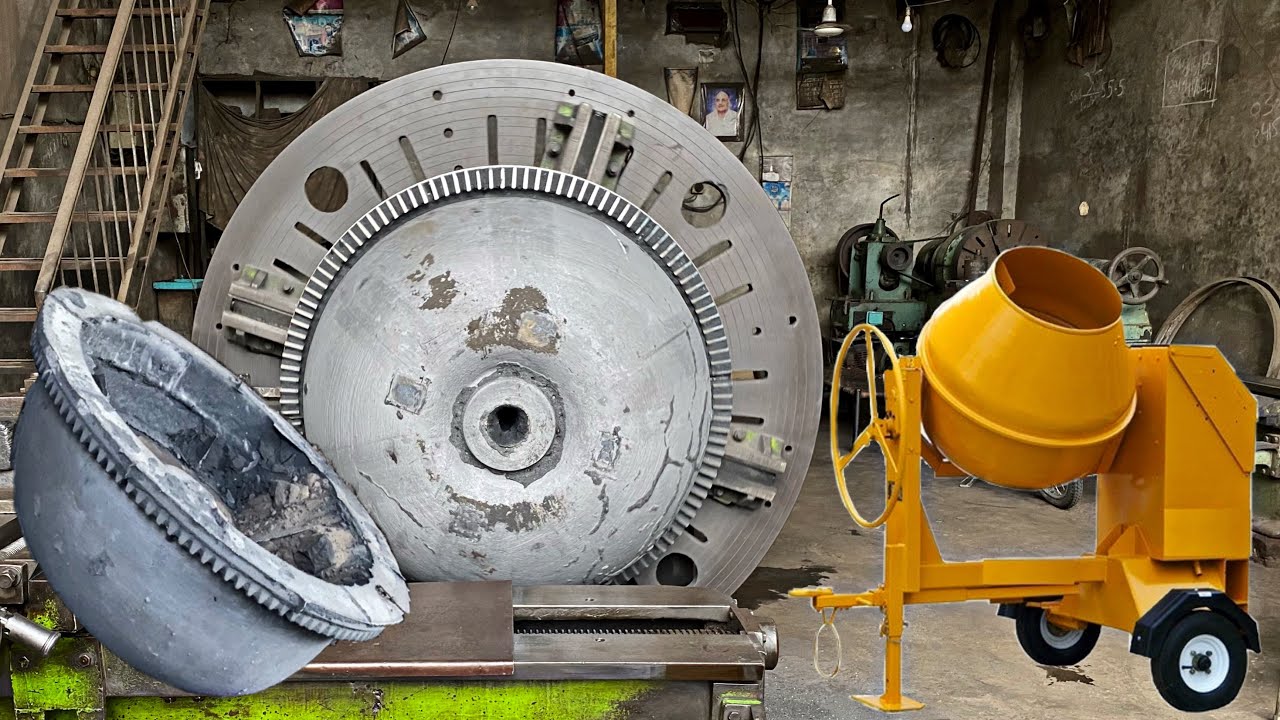 Interesting production of Concrete Mixer Machine || Manufacturing ...