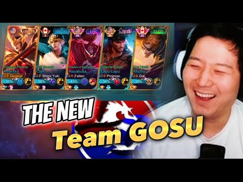 Gosu General is happy with his new Team Gosu members | 5 Man Team Gosu ...