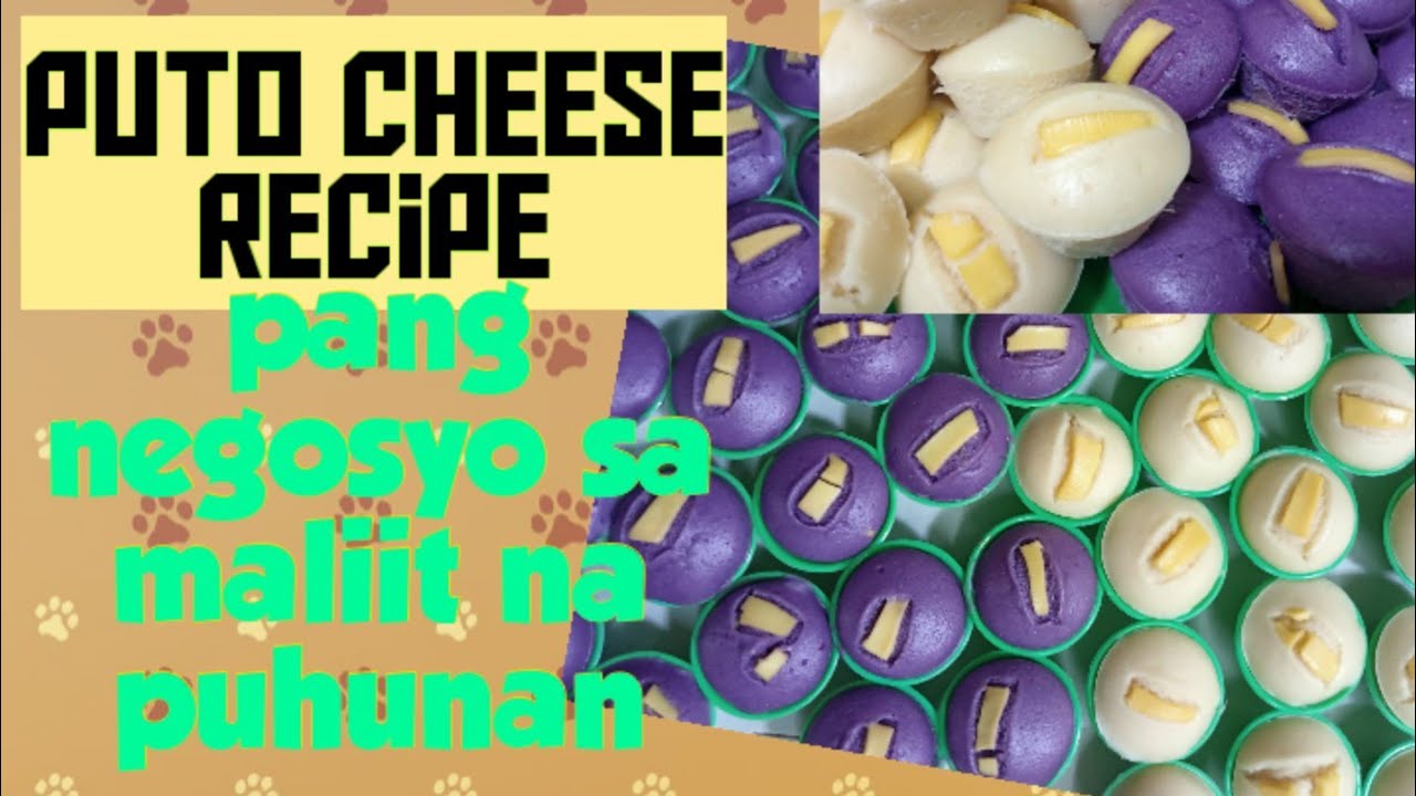 How to make puto cheese.using all purpose flour.----Aling kusinera ...