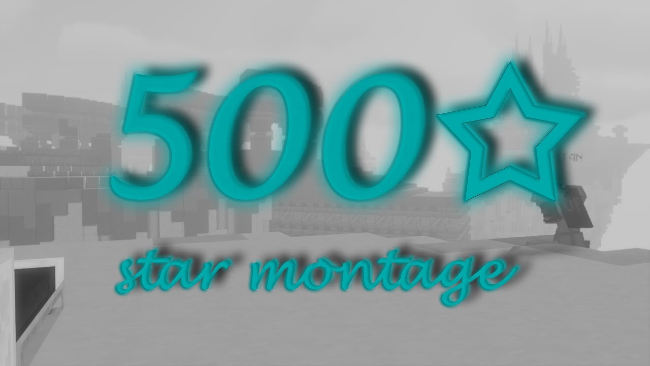 500 Star Bedwars Montage - YouTube
