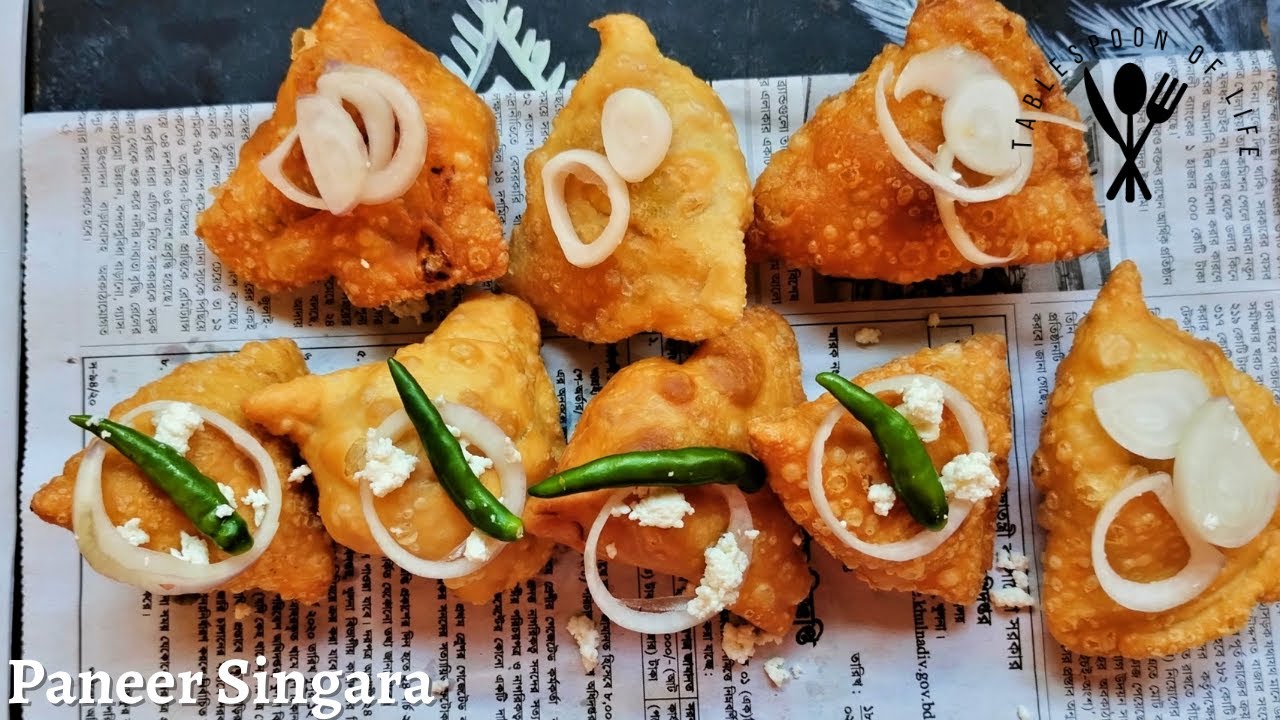 Singara Recipe II Crispy Paneer Singara-easy recipe II পনির সিঙাড়া ...