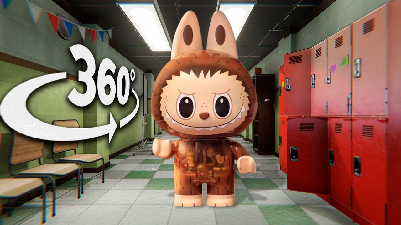 LABUBU In YOUR School | 360° VR | 8K - YouTube