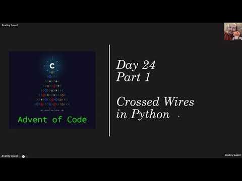 Advent of Code 2024 - Day 24 - Part 1 - Crossed Wires in Python - YouTube