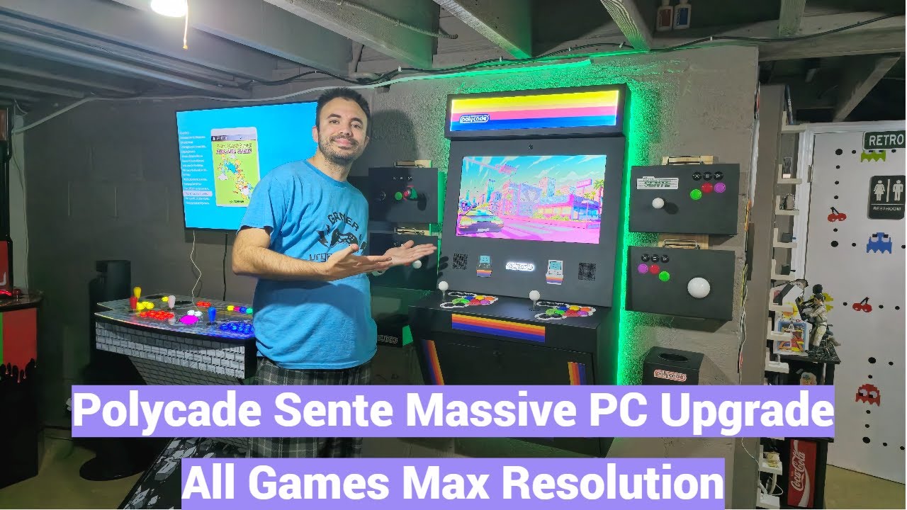 Polycade Sente Modern Arcade Massive PC Upgrade With 1 Big Issue | Gameplay + Impressions - YouTube