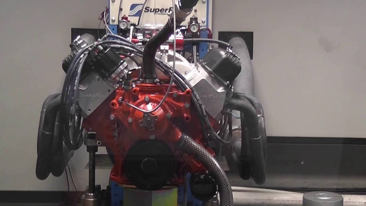 Golen Engine 440ci Chrysler Big Block with Holley Terminator EFI - YouTube