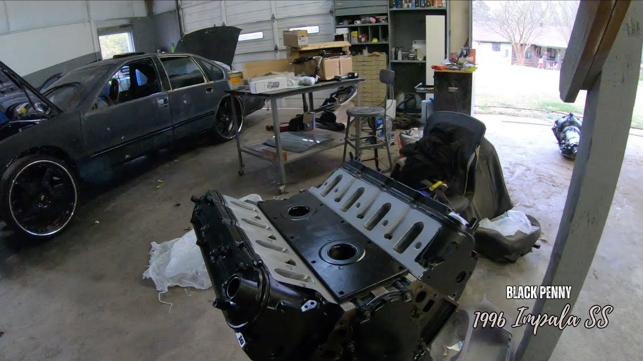 1996 Impala SS LS swap wire up - YouTube