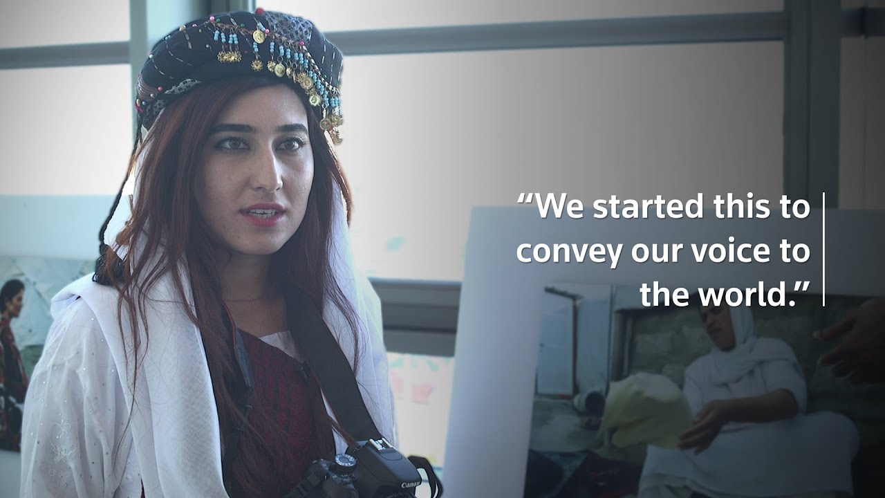 The Yazidi women photographing Khanke: Khawla - YouTube