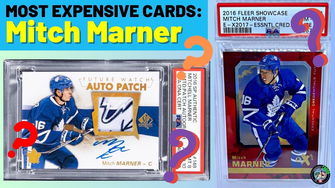 Mitch Marner - Top 10 Most Expensive Hockey Cards - for Sept 2023 by ...