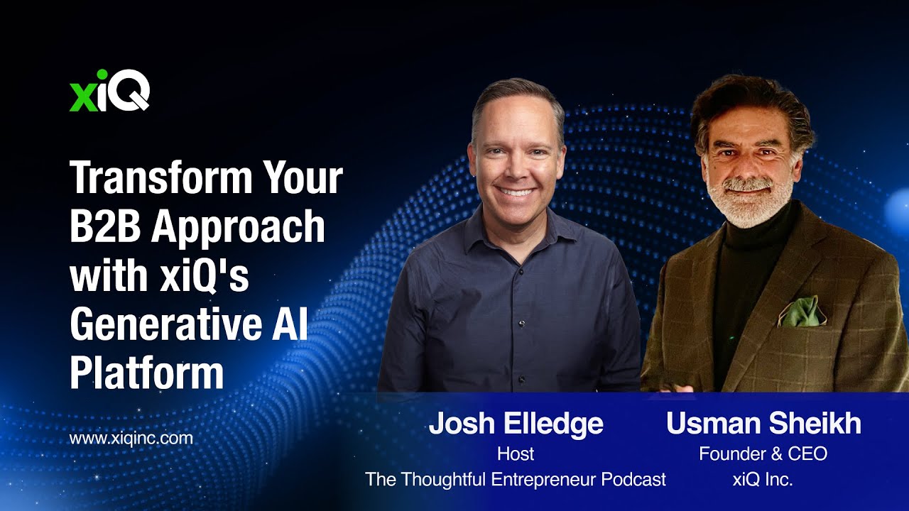 Transform Your B2B Approach with xiQ's Generative AI Platform - YouTube