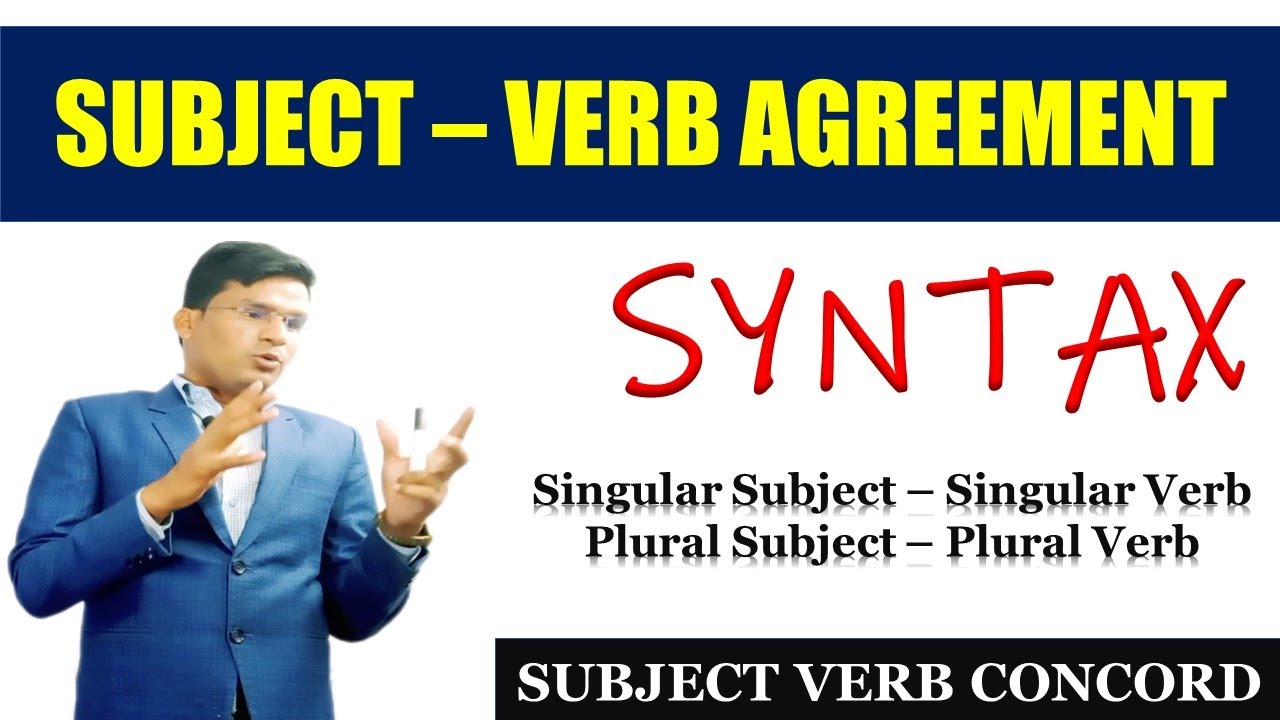 subject verb agreement in english grammar | Subject verb Concord ...