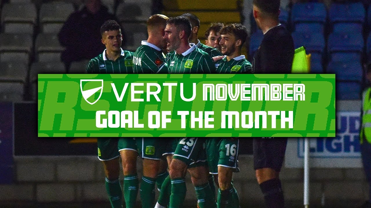 Vertu Motors Goal Of The Month | November - YouTube