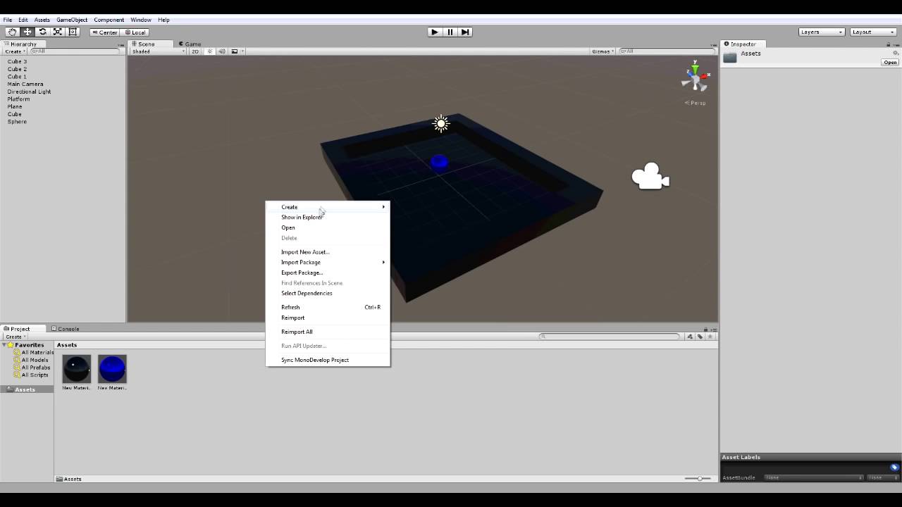 Как сделать игру на Unity 5 3 управление персонажем Youtube