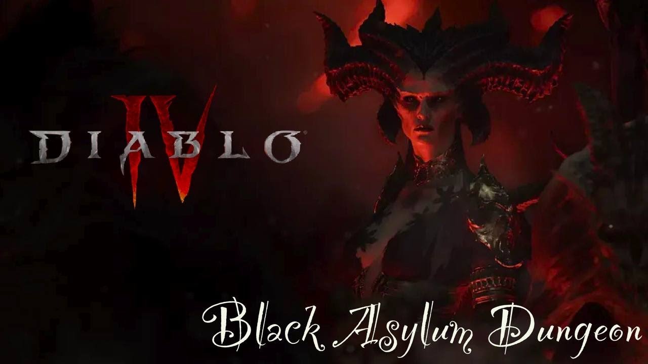 Diablo 4 - Black Asylum Dungeon - Twisting Blade Rogue Build - YouTube