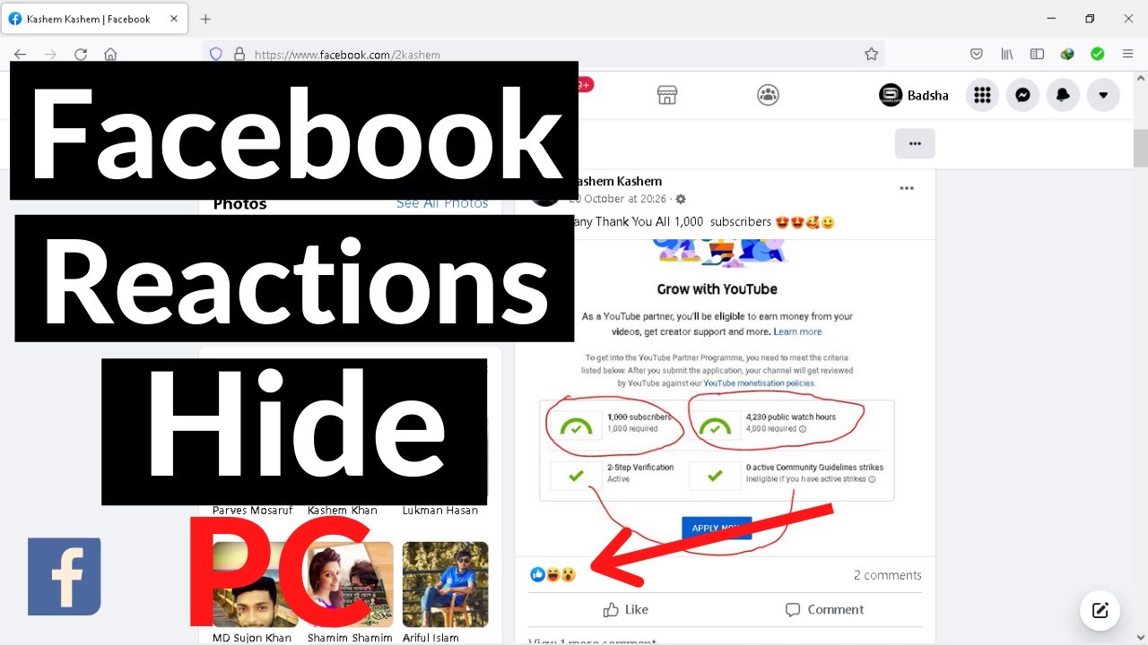 How to Hide Reactions On Facebook Desktop | Hide Like Count on Facebook ...