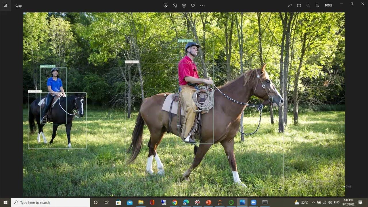 object detection using YOLOV7 شرح عربي - YouTube