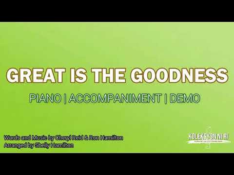 Great is the Goodness | Piano | Accompaniment | Lyrics - YouTube
