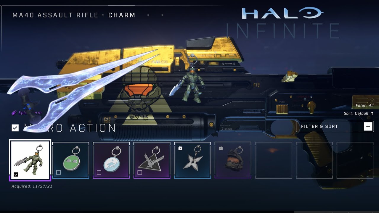 Getting the micro action weapon charm | halo infinite - YouTube