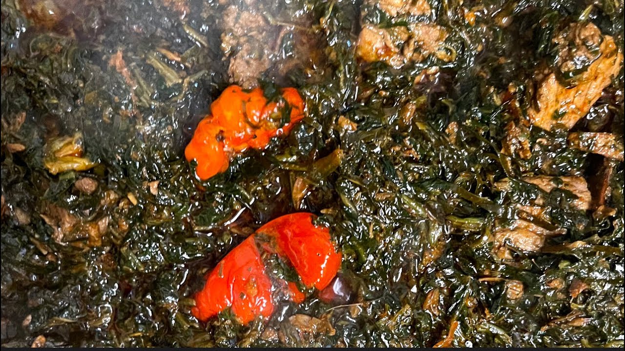 How to cook the best ERU | Cameroon delicacy || African Complex TV ...