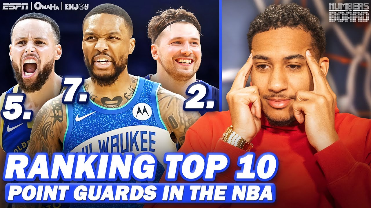 Ranking Top 10 Point Guards In The NBA | Numbers On The Board - YouTube