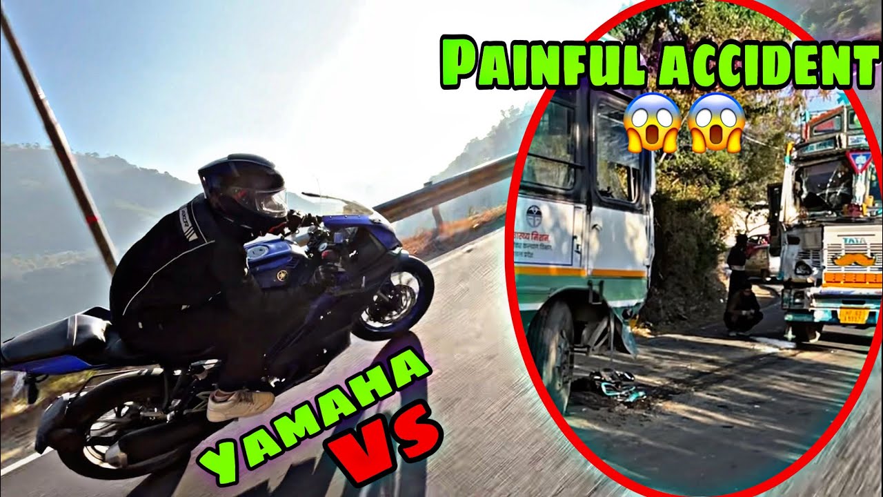PAINFUL ACCIDENT DEKH LIA🥵🥵| YAMAHA VS KTM | BATTLE RACE MOTERCYCLE🔥🔥 ...
