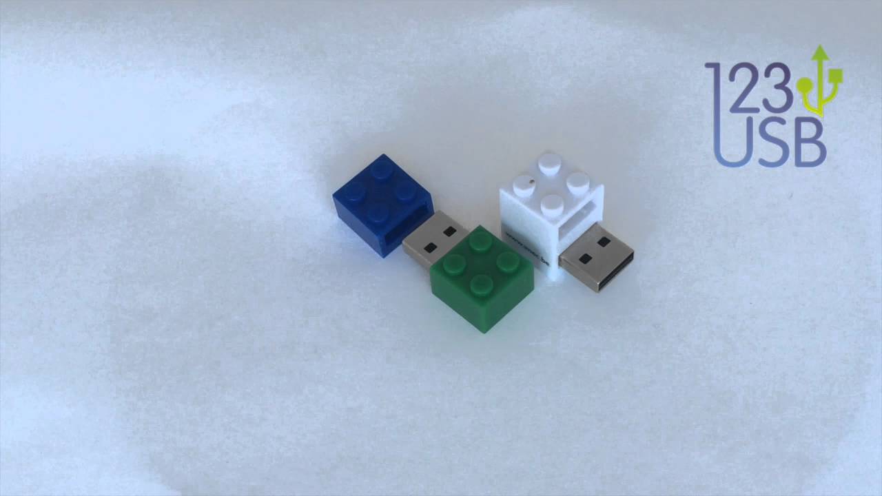 Bouw blokjes USB stick - YouTube