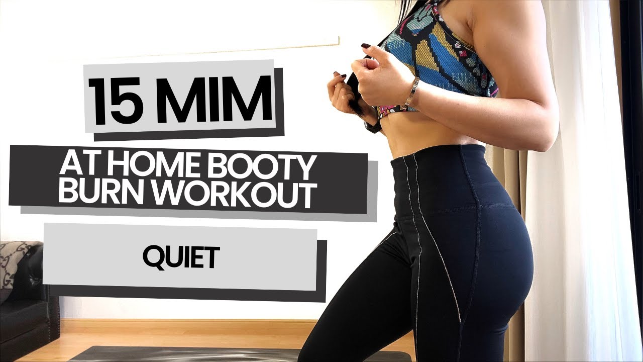 🍑15 MIN AT HOME BOOTY BURN WORKOUT -quiet, grow your butt exercises ...