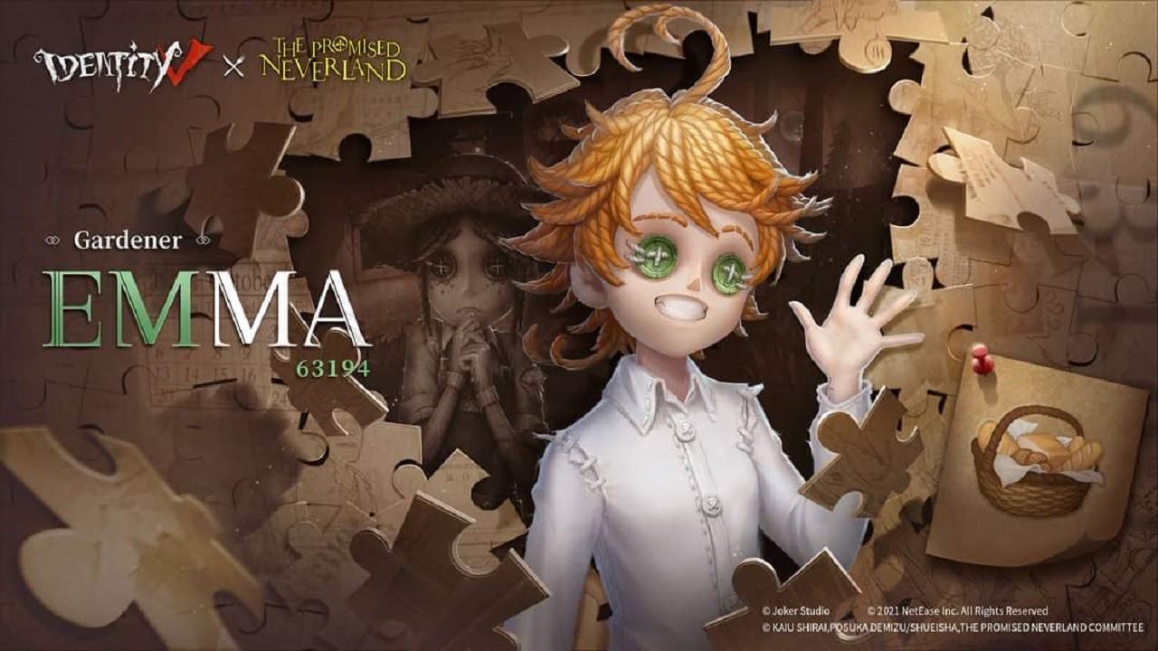 Identity V X The Promised Neverland Crossover | Emma Cast: Emma Woods ...