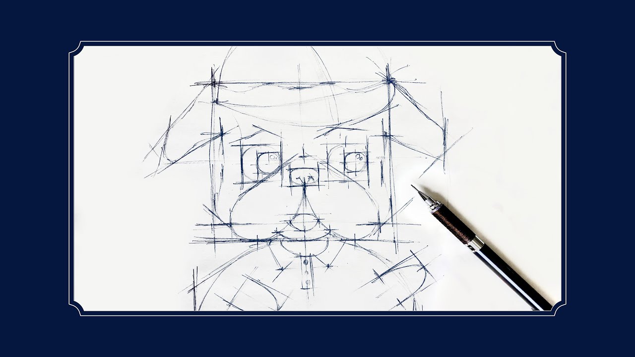 How To Draw Handsome Dan - YouTube