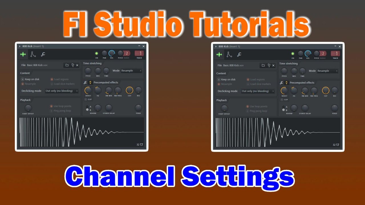 Fl Studio Tutorials | How to Edit Samples | Sample settings | Envelope ...