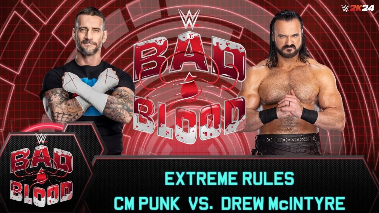 FULL MATCH — CM Punk vs. Drew McIntyre - Hell In A Cell Match : WWE BAD ...