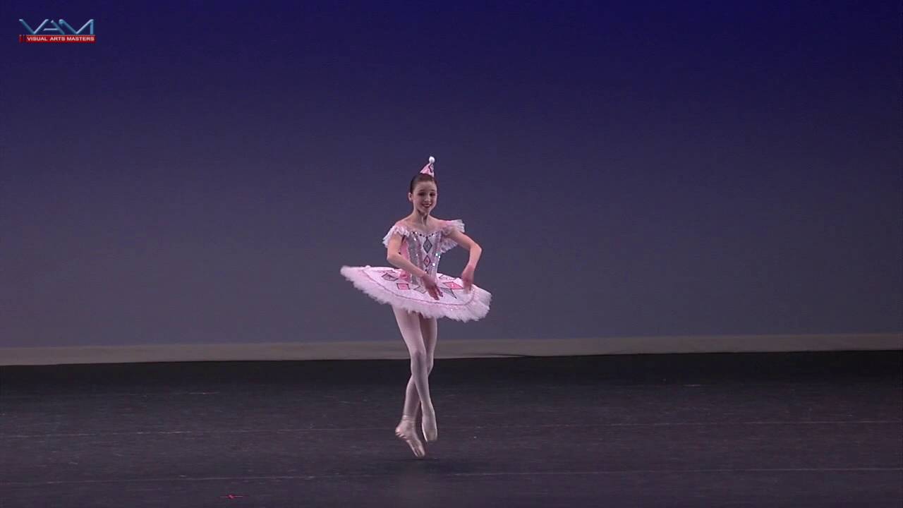 YAGP NYC Finals 2016 Emma Spillane Harlequinade age 12 - YouTube