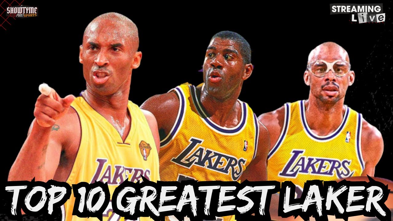 (LIVE BREAKDOWN) OFFICIAL Top 10 Greatest Lakers Players of All-Time ...