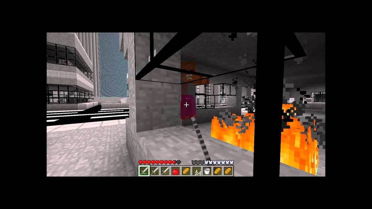 Minecraft Custom Maps - Zombie Apocalypse (Survival/Adventure) - YouTube