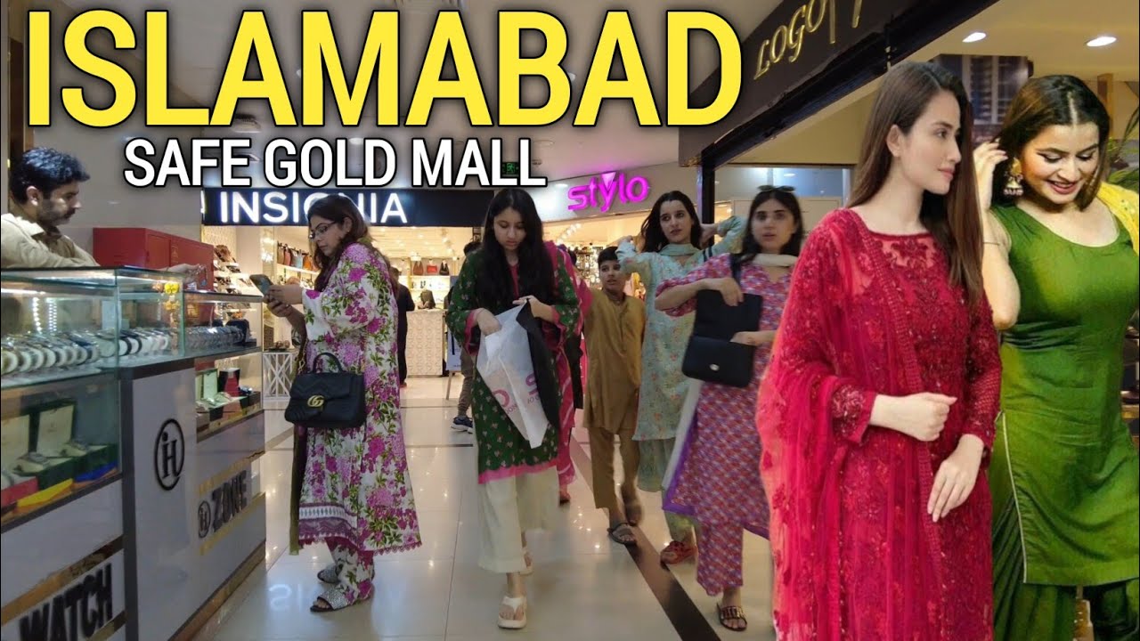 🇵🇰Inside Safa Gold Mall Walking Tour of Islamabad Luxury Shopping ...