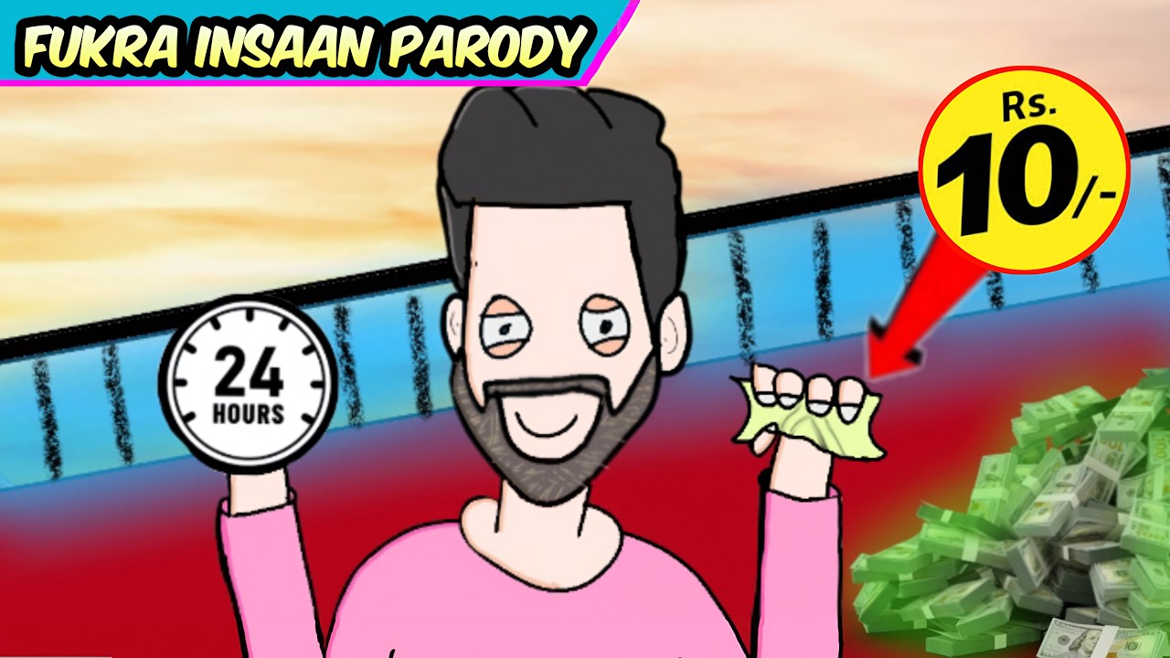 Fukra Insaan Parody 🤑 | Funny Animation Video | @BrokieBhai - YouTube