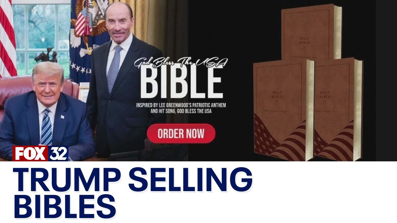 Trump selling Bibles amid legal troubles - YouTube