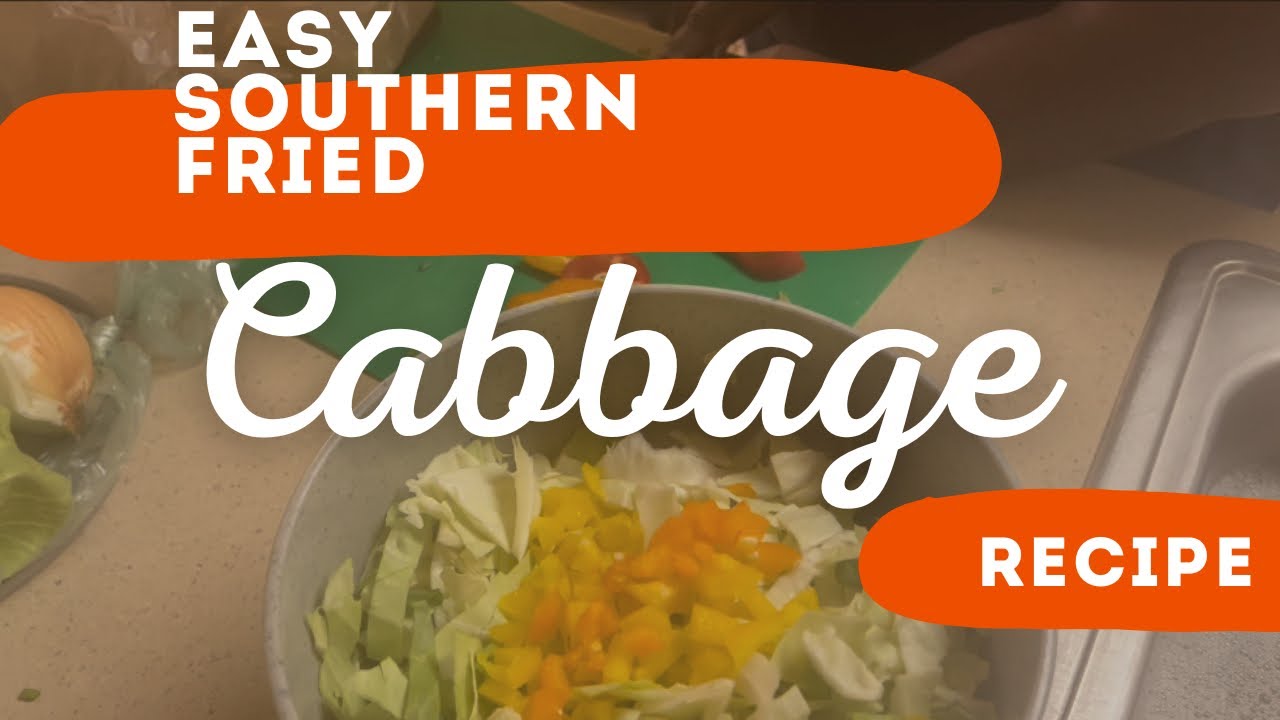 We made southern fried cabbage with turkey sausage| easy cabbage recipe - YouTube