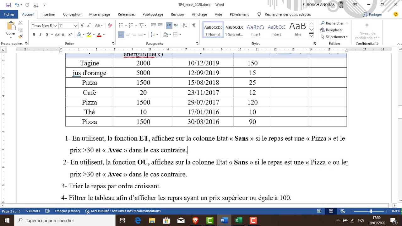 TP4 Excel suite2 - YouTube