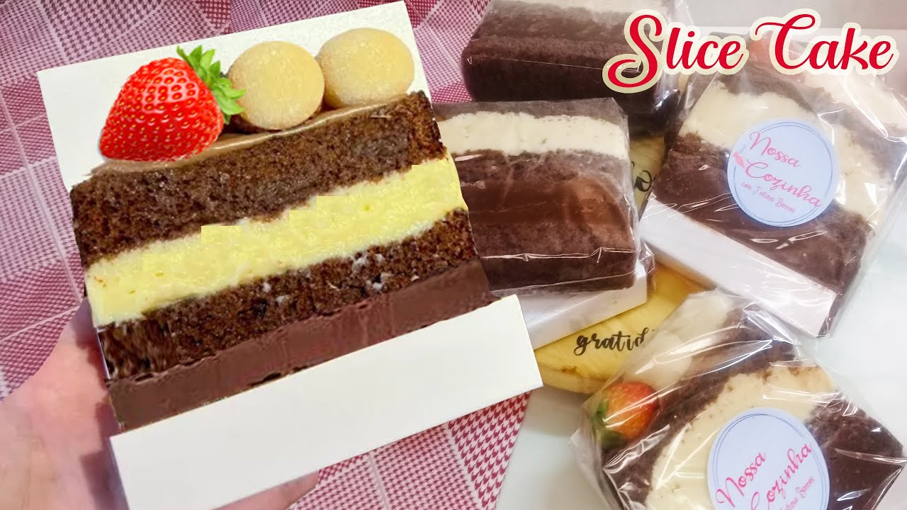 Fatia De Chocolate com Ninho - Slice Cake - Simplesmente deliciosa! Vou ...