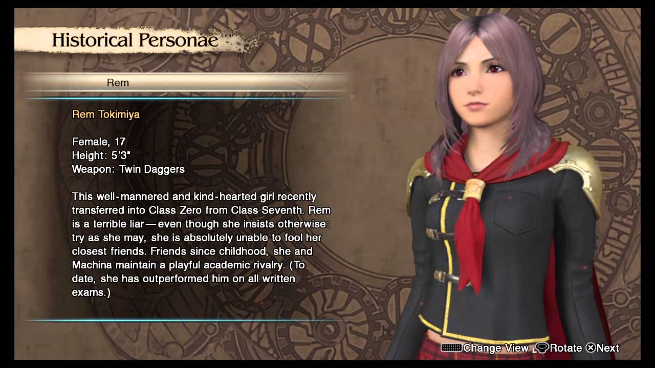 FINAL FANTASY TYPE-0 HD Rem reference - YouTube