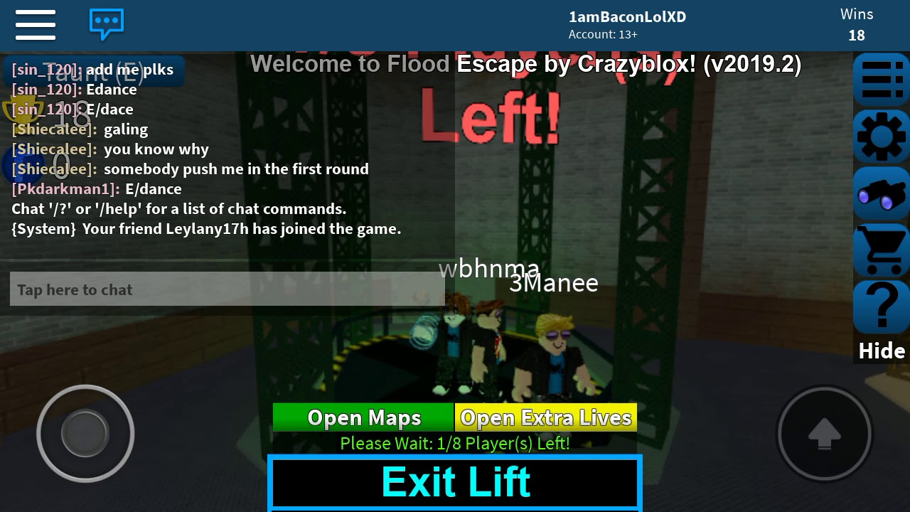Roblox flood escape 1 play - YouTube