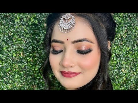 Engagement Makeup Bahut hi pyara makeup hai plz mere video Ko jyada se ...