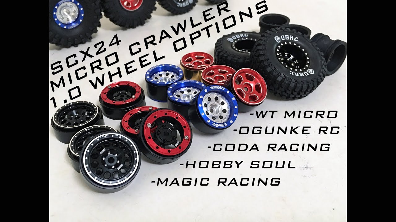 1.0" WHEEL OPTIONS FOR SCX24 & MICRO CRAWLERS: MRC, CODA RACING ...